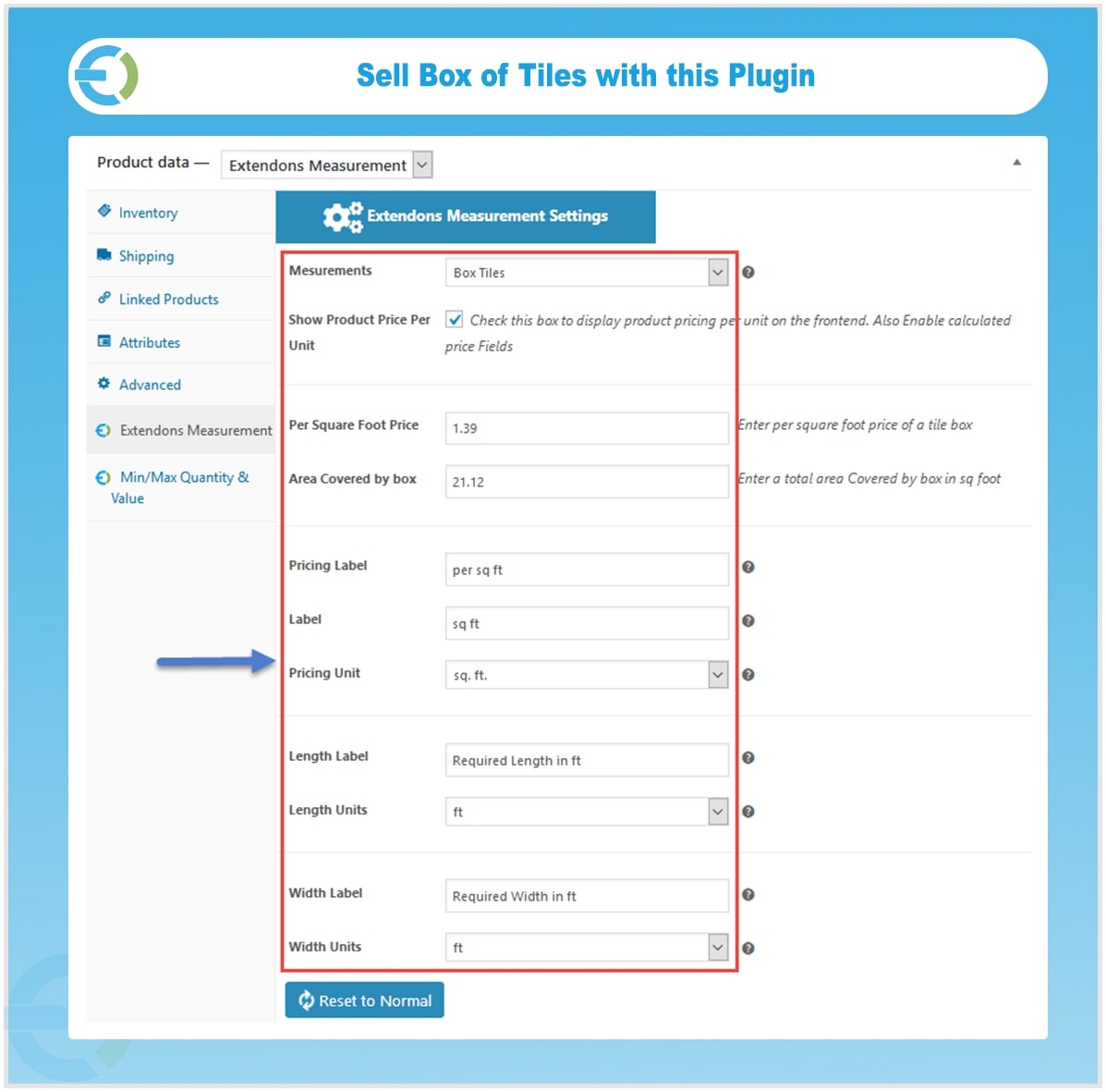 Woocommerce Measurement Price Calculator Plugin Price Per Unit By Extendons